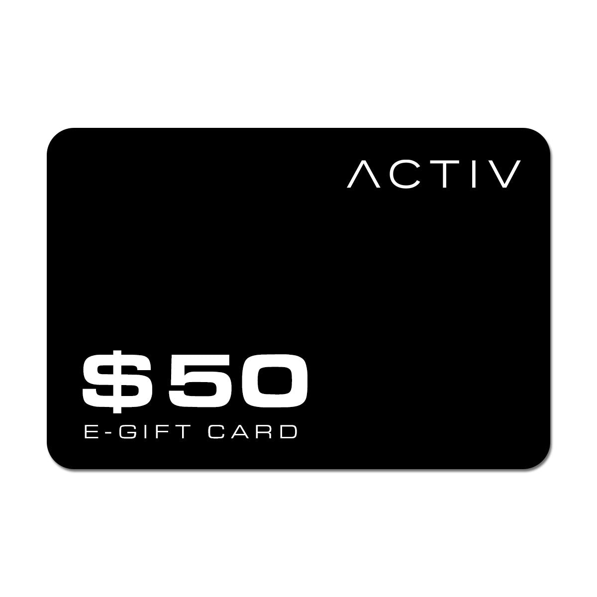 ACTIV Gift Card - $50 – ACTIV EYEWEAR